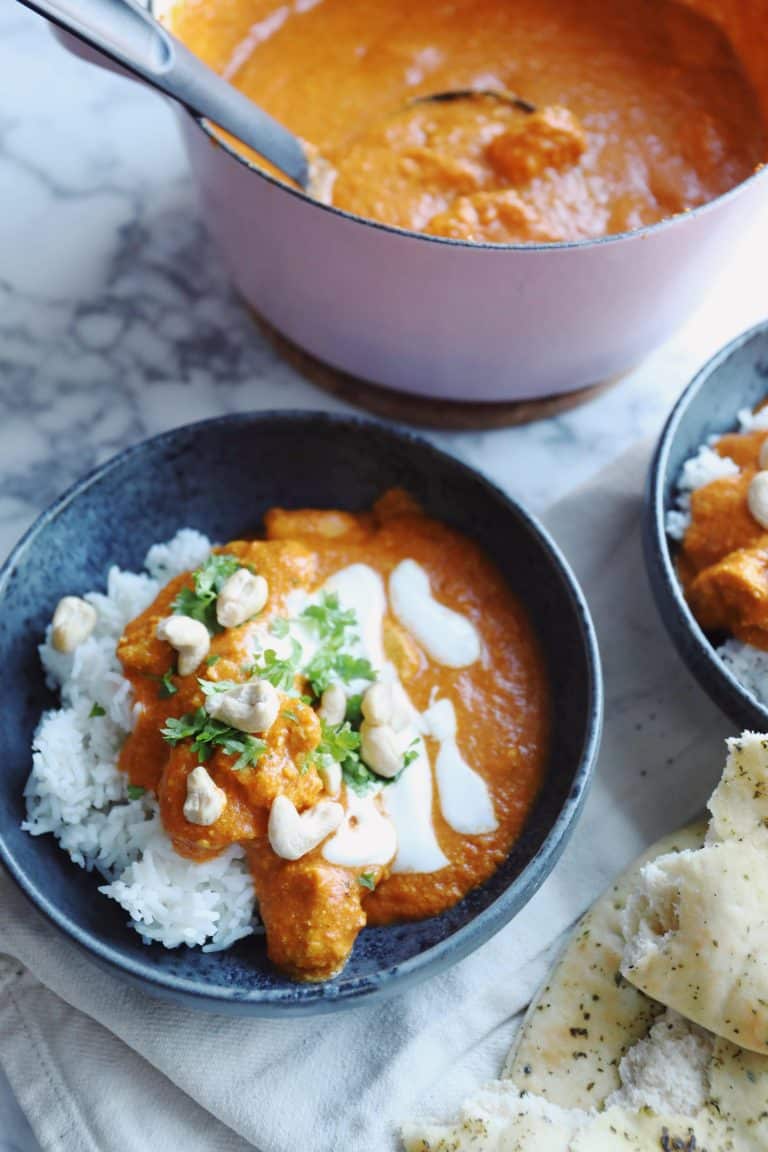 Butter chicken opskrift – cremet indisk kyllingeret