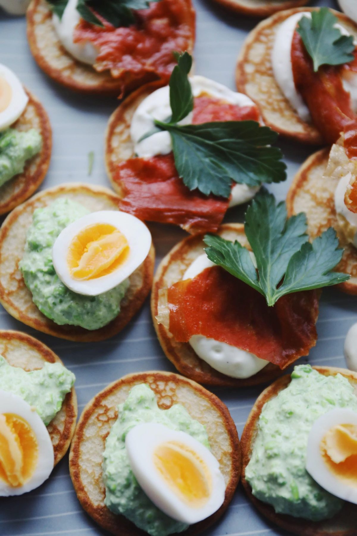 2 x blinis med fyld - Opskrift på 2 forskellige slags blinis med ...