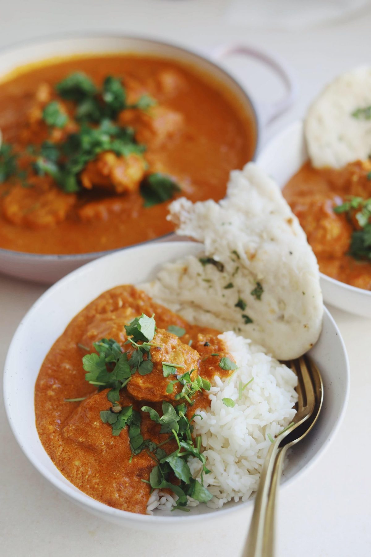 Cremet butter chicken opskrift - Indisk butter chicken
