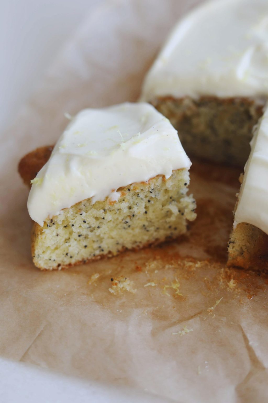 Citronkage med birkes og frosting - Den bedste citronkage