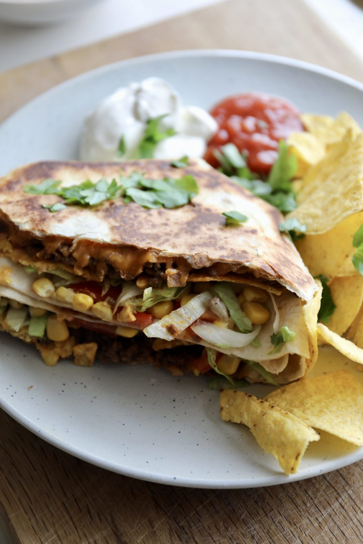 Crunchwrap supreme - Opskrift på wrap med fyld fra Taco Bell