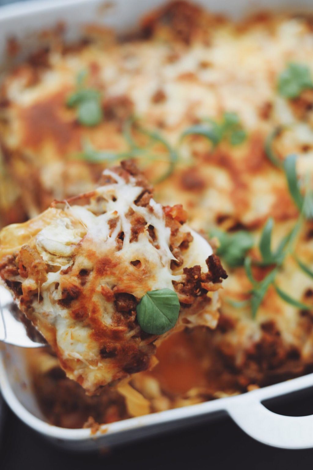 Lækker lasagne - Opskrift på lækker hjemmelavet lasagne