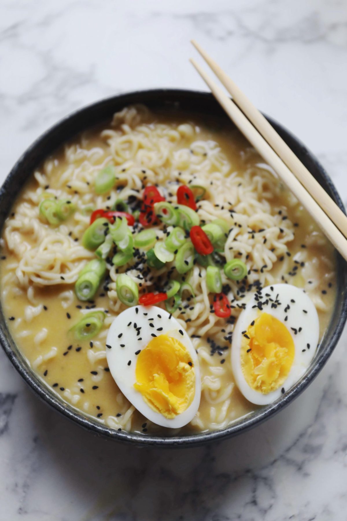 Luksus instant ramen nudler - Opskrift på luksus instant ramen nudler