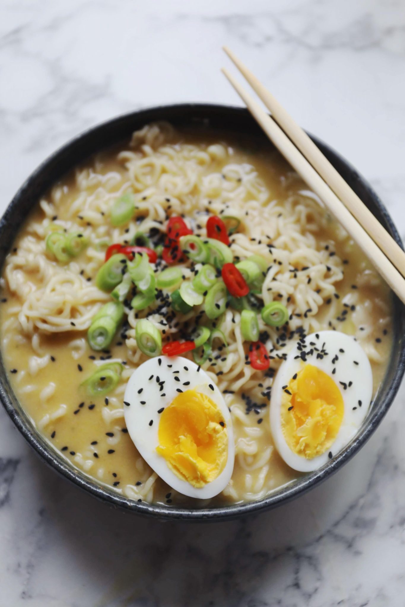 Luksus instant ramen nudler - Opskrift på luksus instant ramen nudler