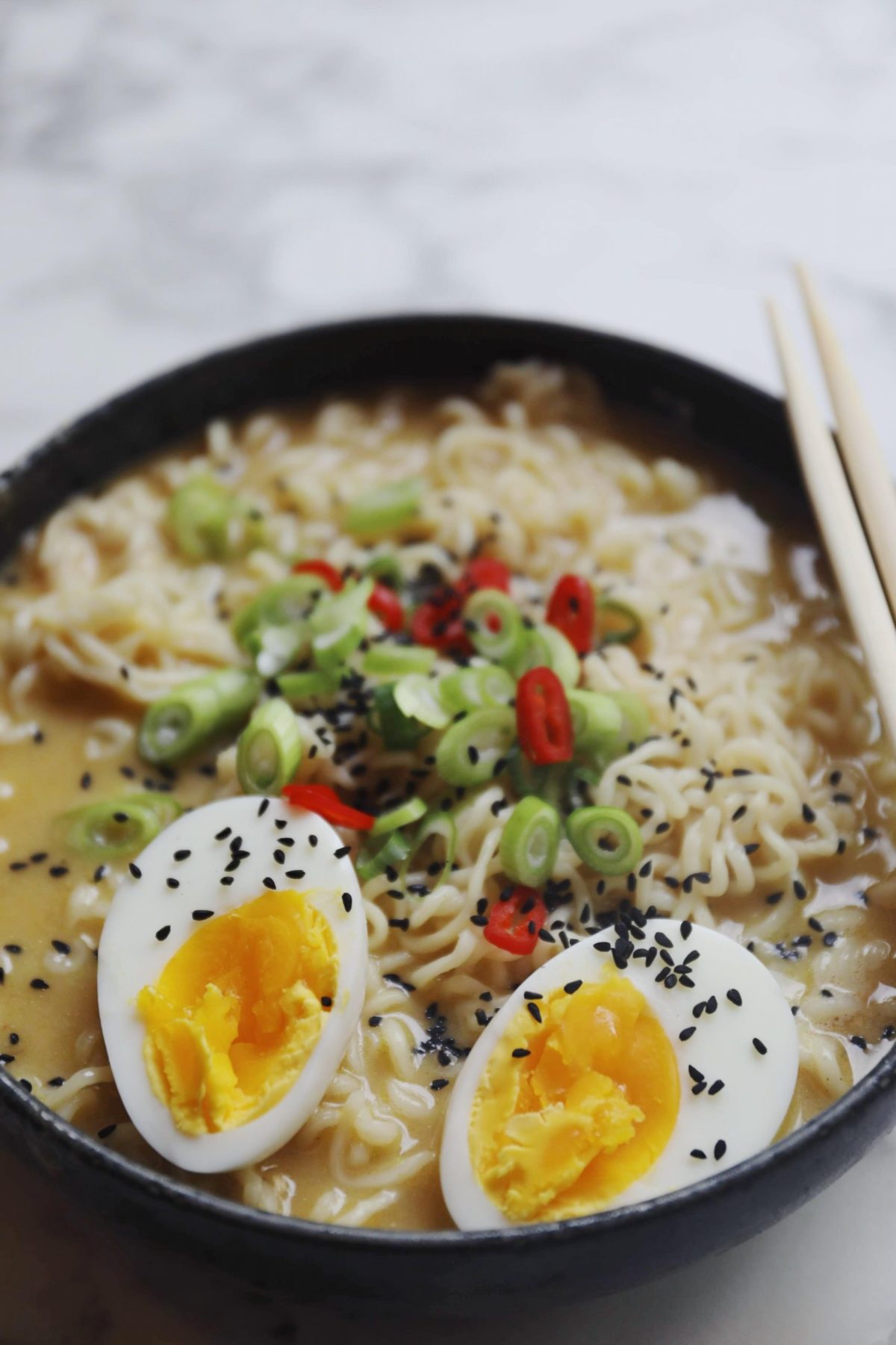 Luksus instant ramen nudler - Opskrift på luksus instant ramen nudler