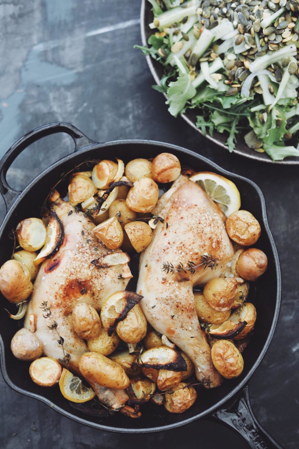 Spicy ris i fad med kylling - Ris bagt med sauce og kylling