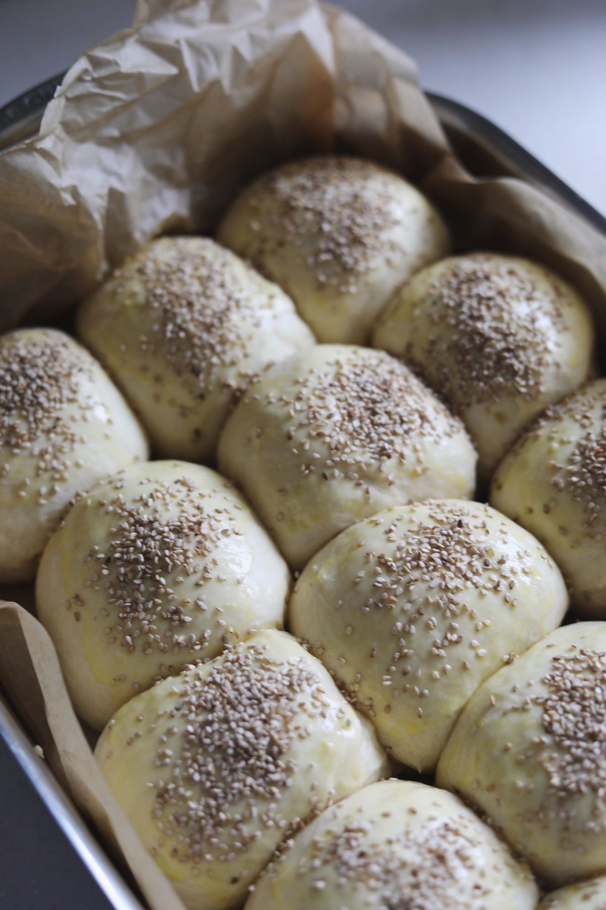 Pull apart burgerboller - Opskrift på bløde burgerboller