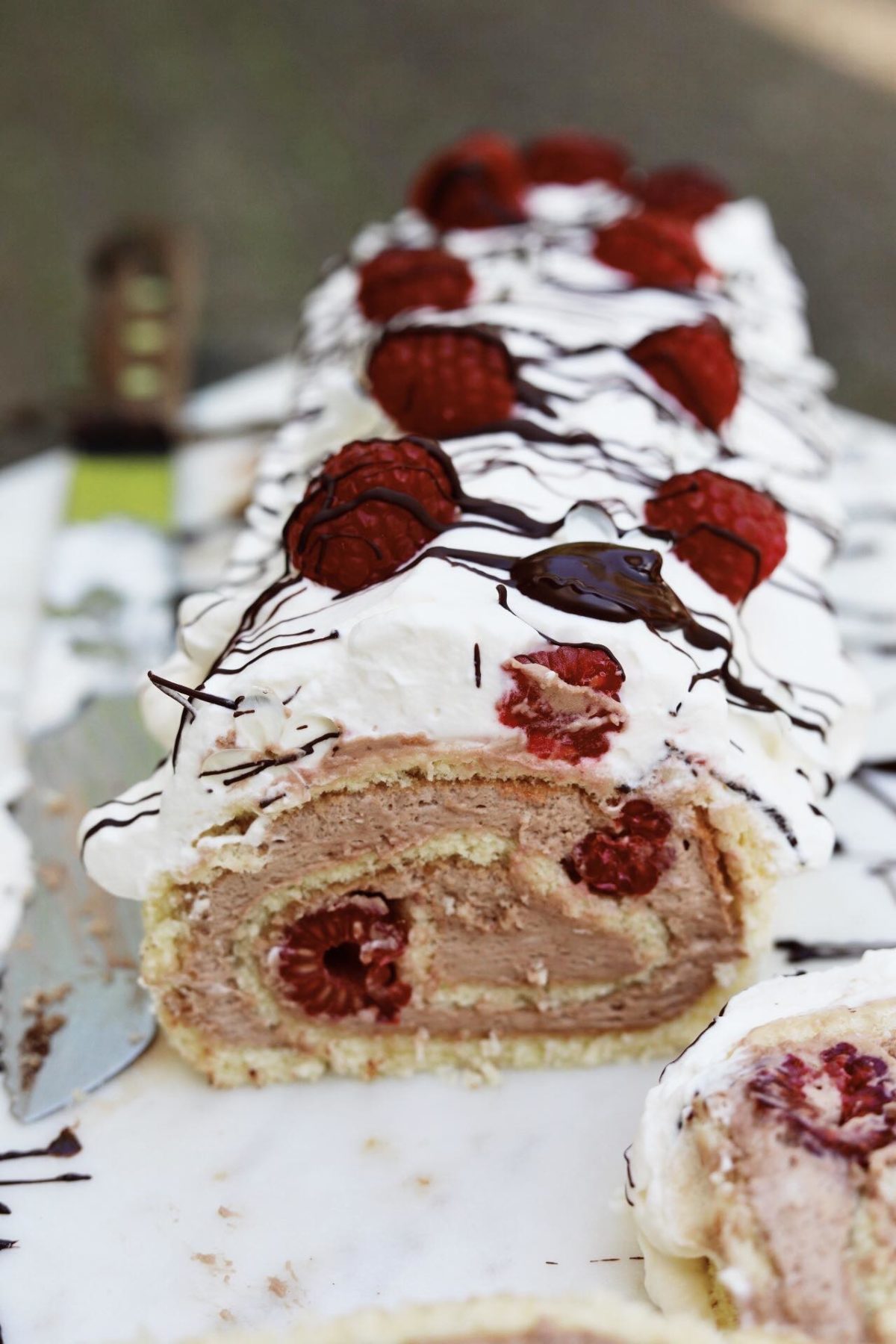 Hindbærroulade - Opskrift på den bedste roulade med hindbær