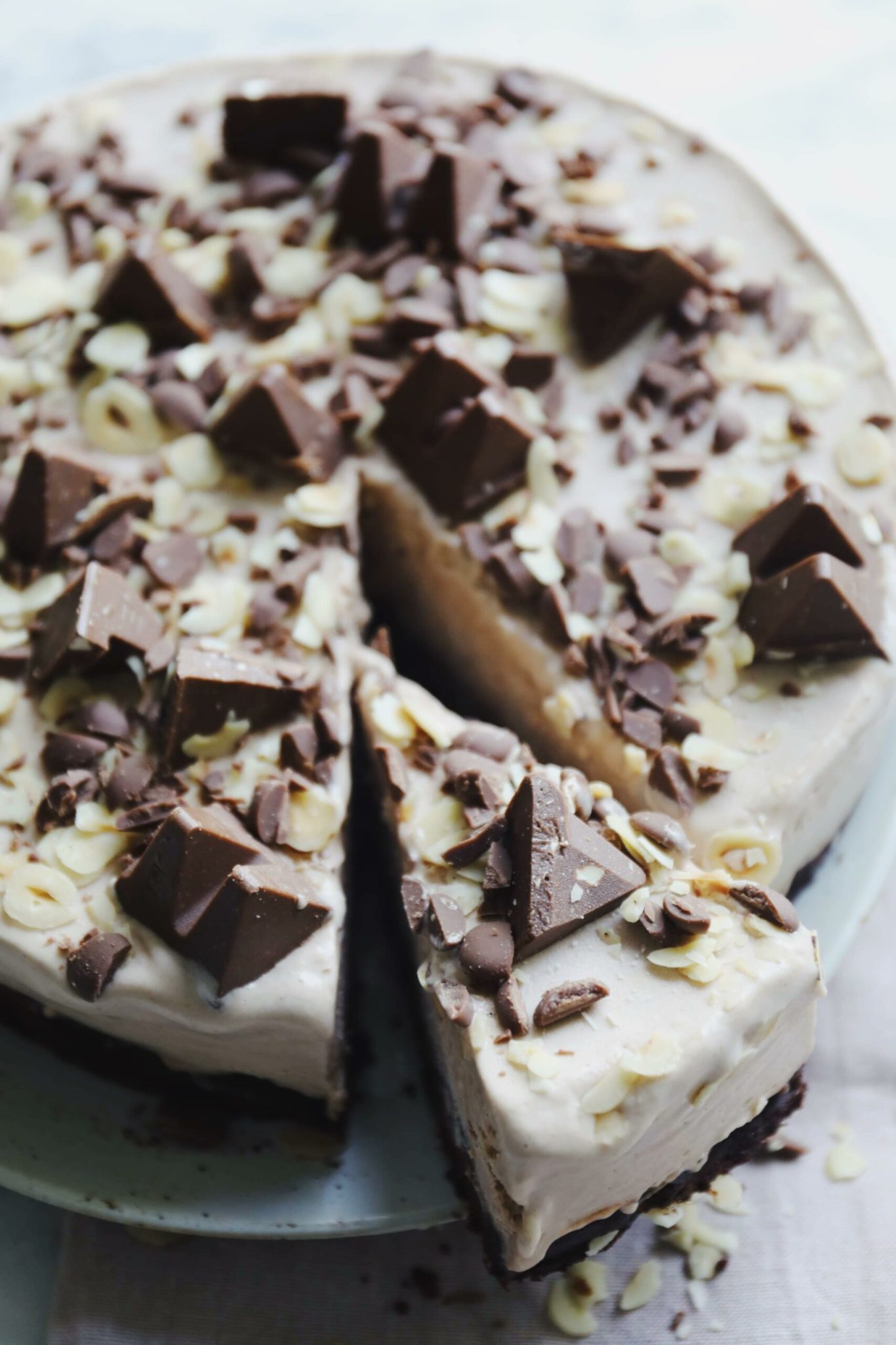 Islagkage med Oreo - Islagkage med Oreo is og browniebund