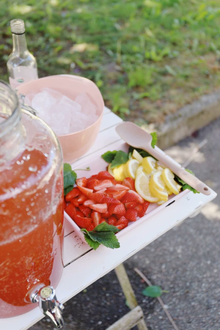 Velkomstdrink med rabarber - Velkomstdrink til mange