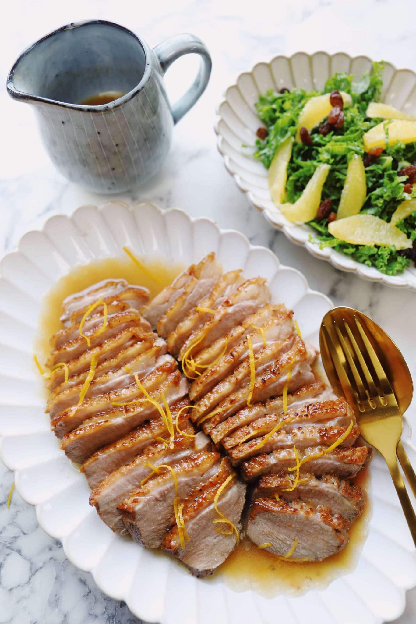 Andebryst med orangesauce - Andebryst á l’orange