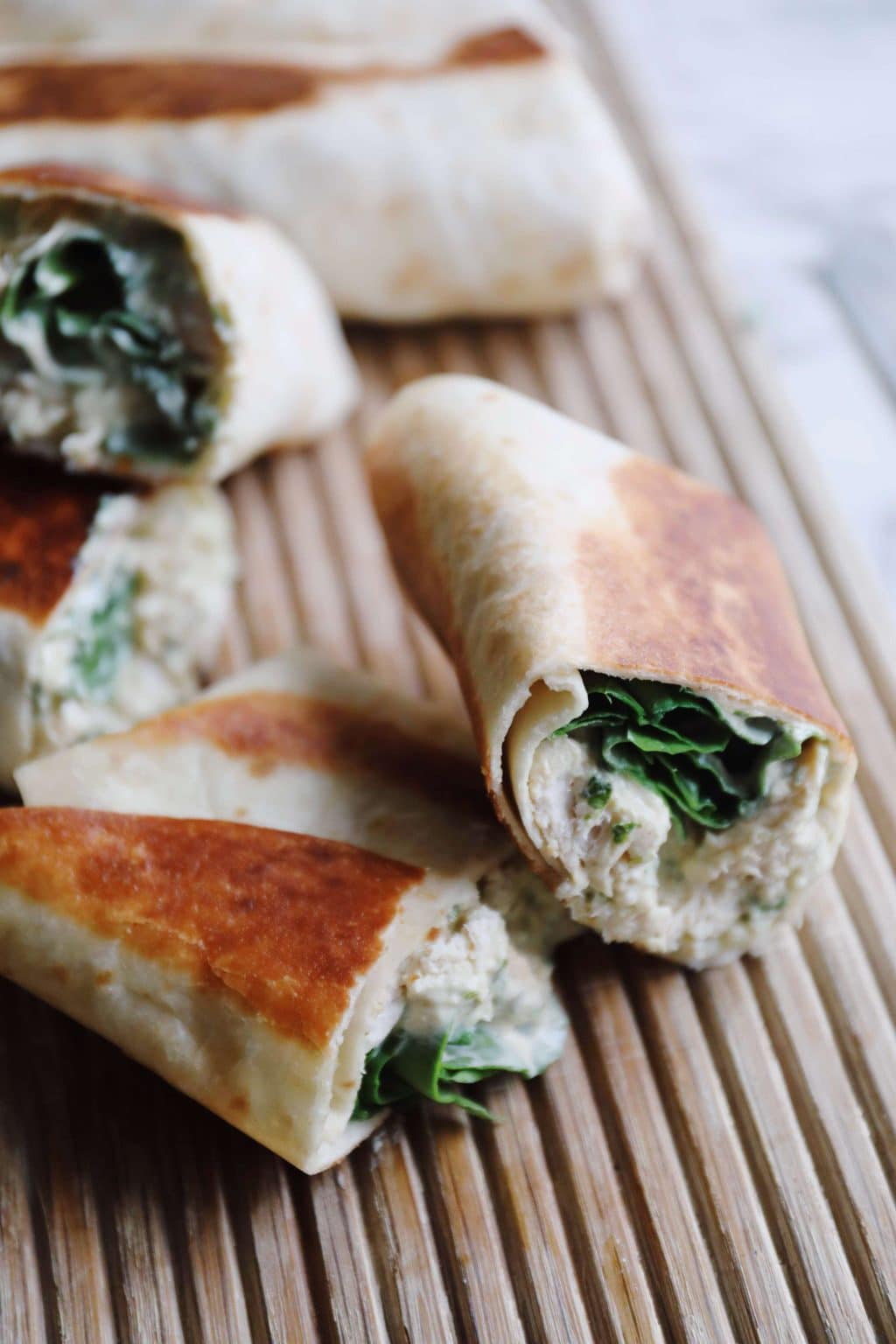 Wraps med kylling og spinat - Nem og lækker wrap