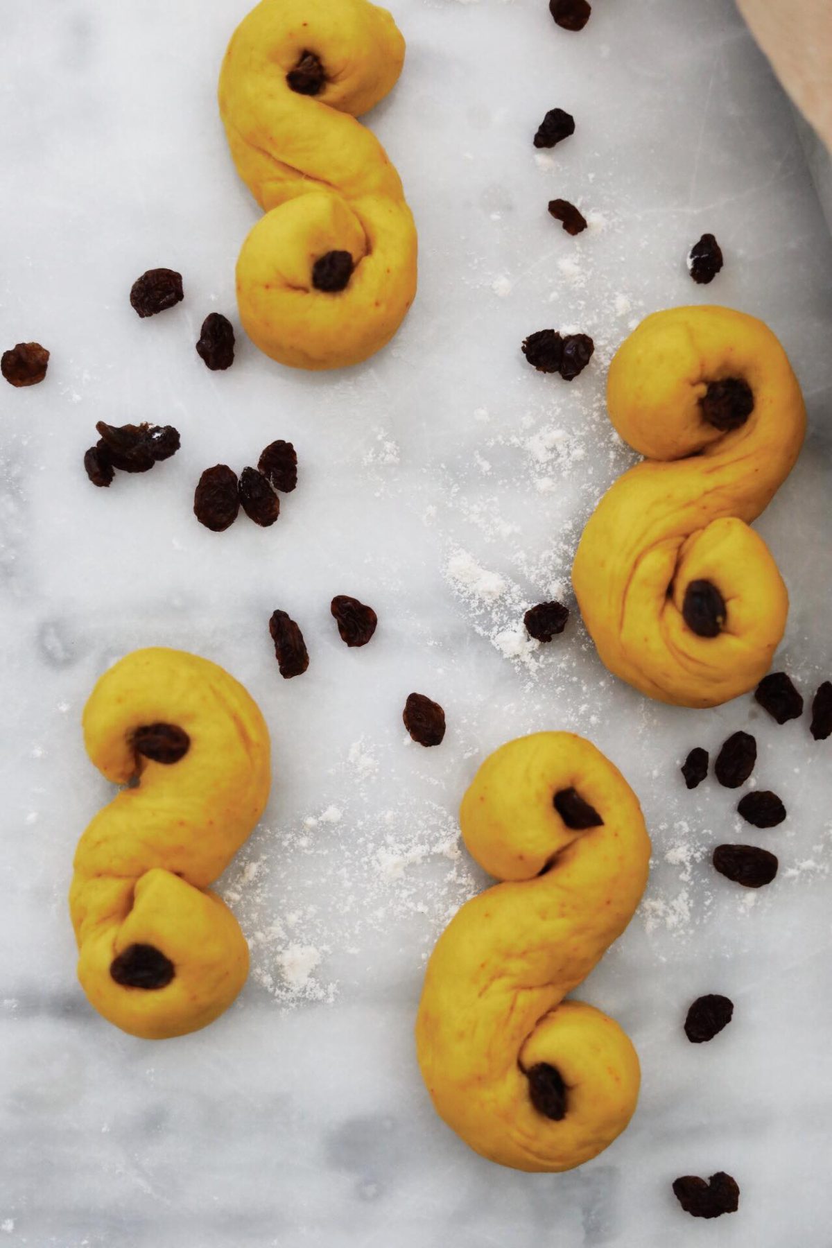 Recipe for delicious, soft and easy Swedish Lucia buns