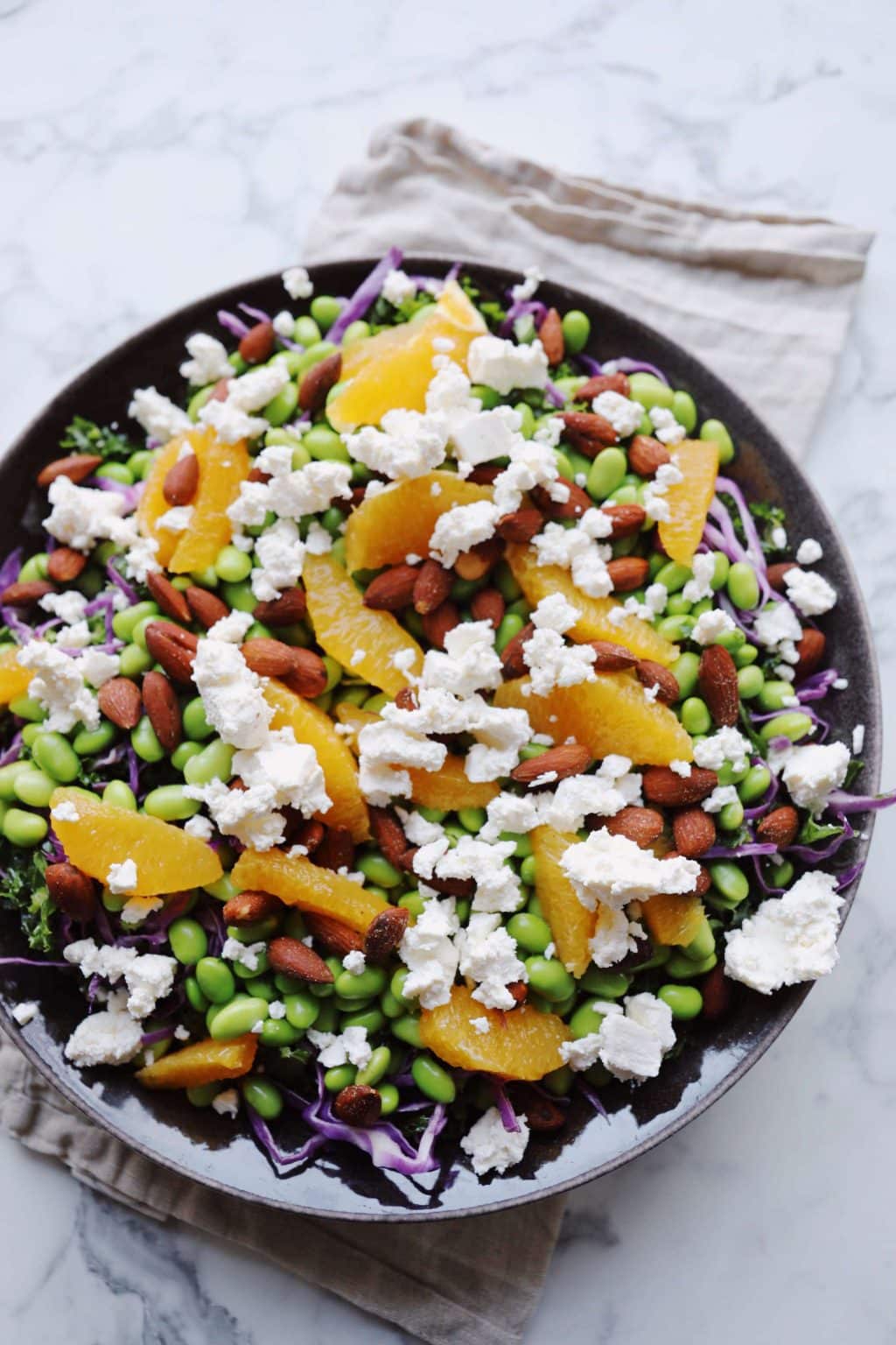 Frisk rødkålssalat med grønkål - Lækker frisk salat til jul