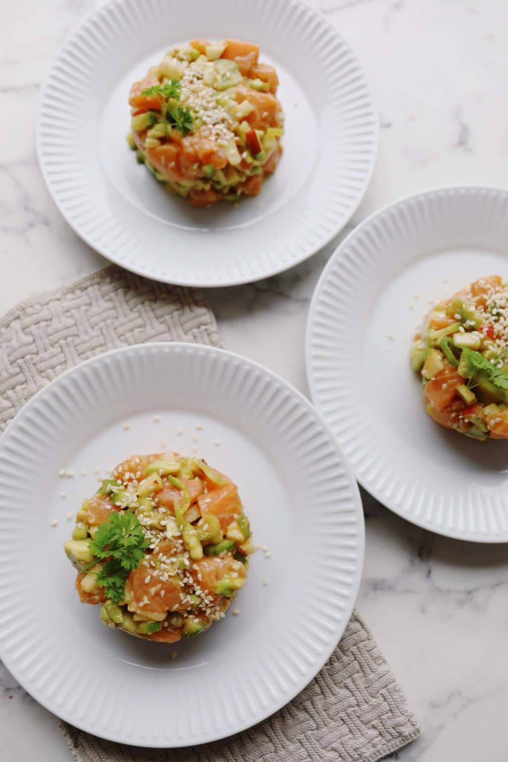 Laksetatar - Laksetatar med avocado og ponzu - perfekt forret