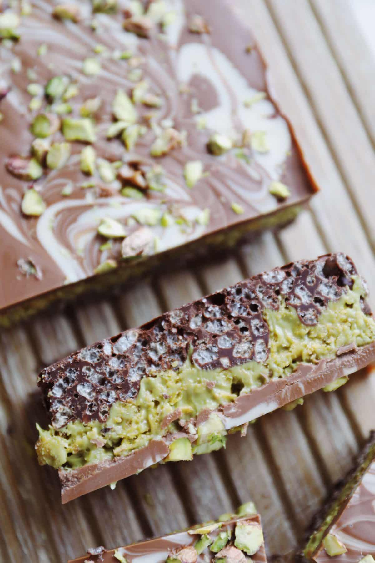 Dubai chokoladebar - Den virale Dubai Chokolade som konfekt bar