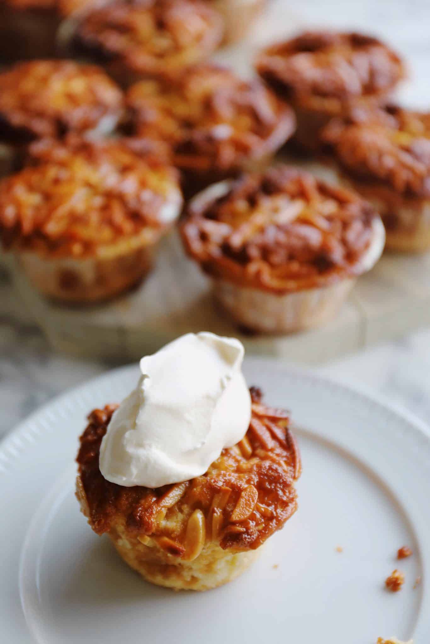 Blåbærmuffins med cream cheese frosting