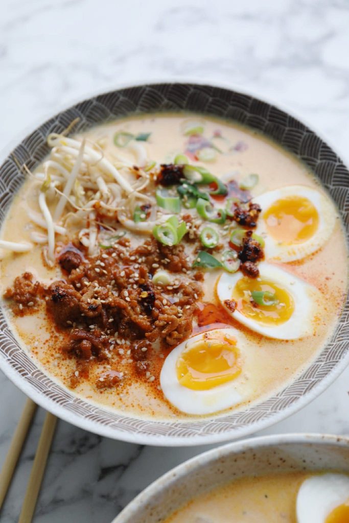 Tan tan ramen - Cremet og smagfuld ramen nudelsuppe