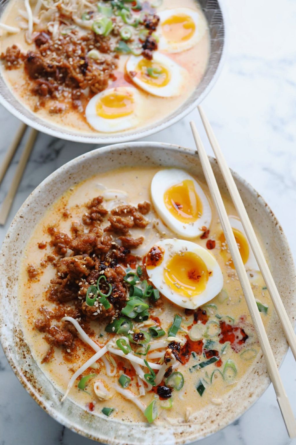 Tan tan ramen - Cremet og smagfuld ramen nudelsuppe